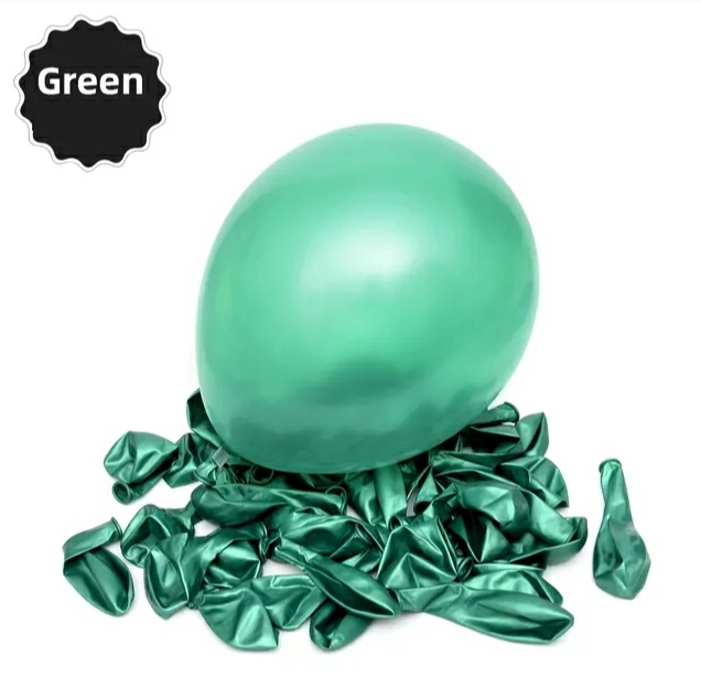 Balon Latex Metalik 1 Pack Isi 25 Pcs / Balon Metalik Per Pack / Balon ...