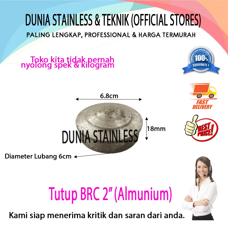 Tutup Tiang BRC 2" | Lazada Indonesia