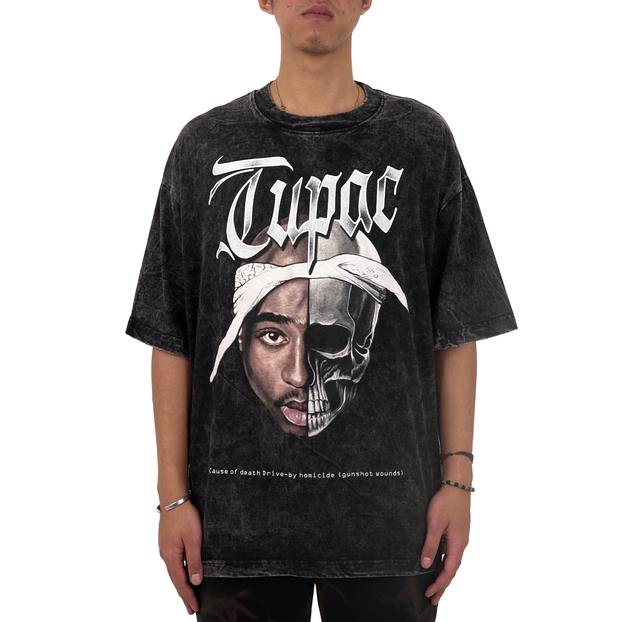KAOS OVERSIZE TOXIC1805 TUPAC SHAKUR WASH | Lazada Indonesia