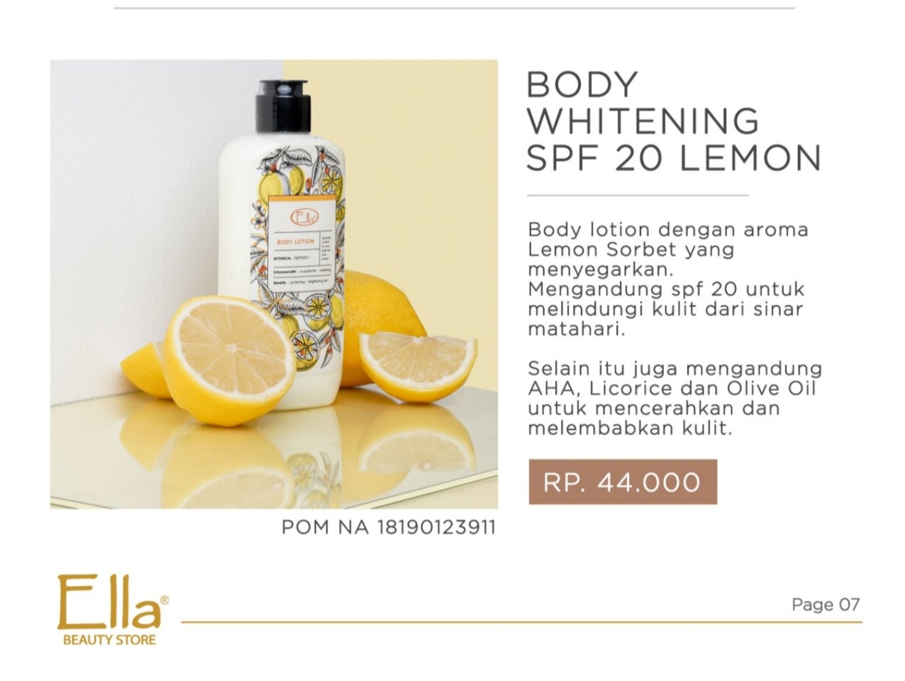 ella skincare body lotion SPF 20 | Lazada Indonesia