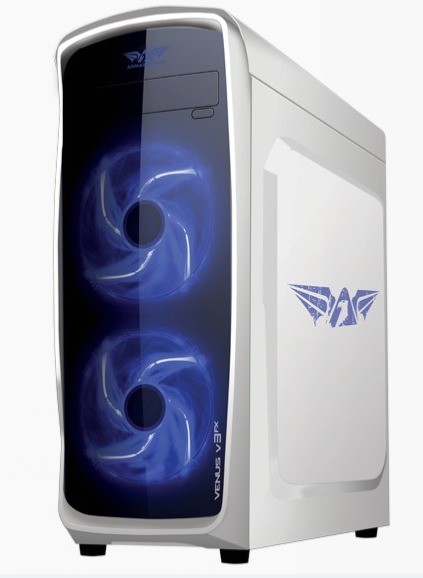 CASING PC / CASING KOMPUTER ARMAGEDDON VESTA V3FX / V3 WARNA PUTIH ...