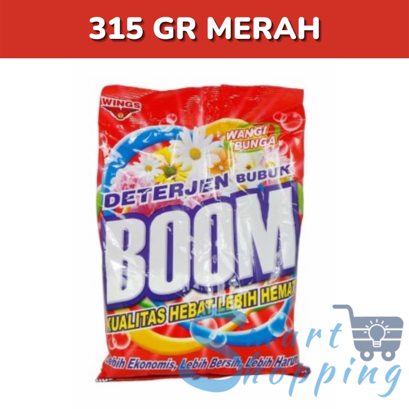 BOOM POWDER DETERGENT BAG 315 GR / DETERGENT BUBUK | Lazada Indonesia