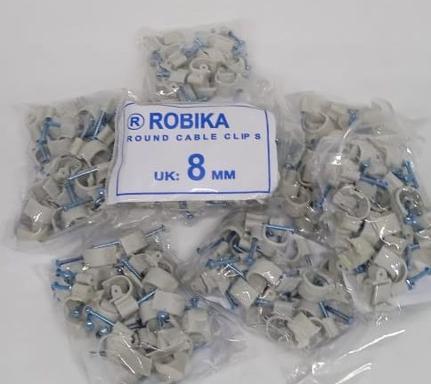 Paket 10 Pcs Klem Kabel Listrik Murah / Klem Kabel / Paku Klem / Paku ...