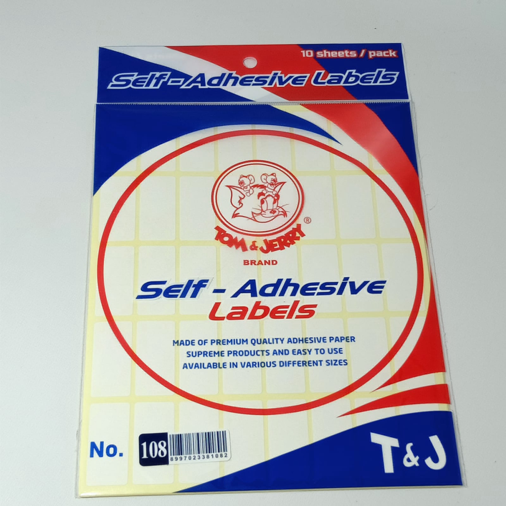 Label Tom And Jerry No. 108 - Label Nama ATK | Lazada Indonesia
