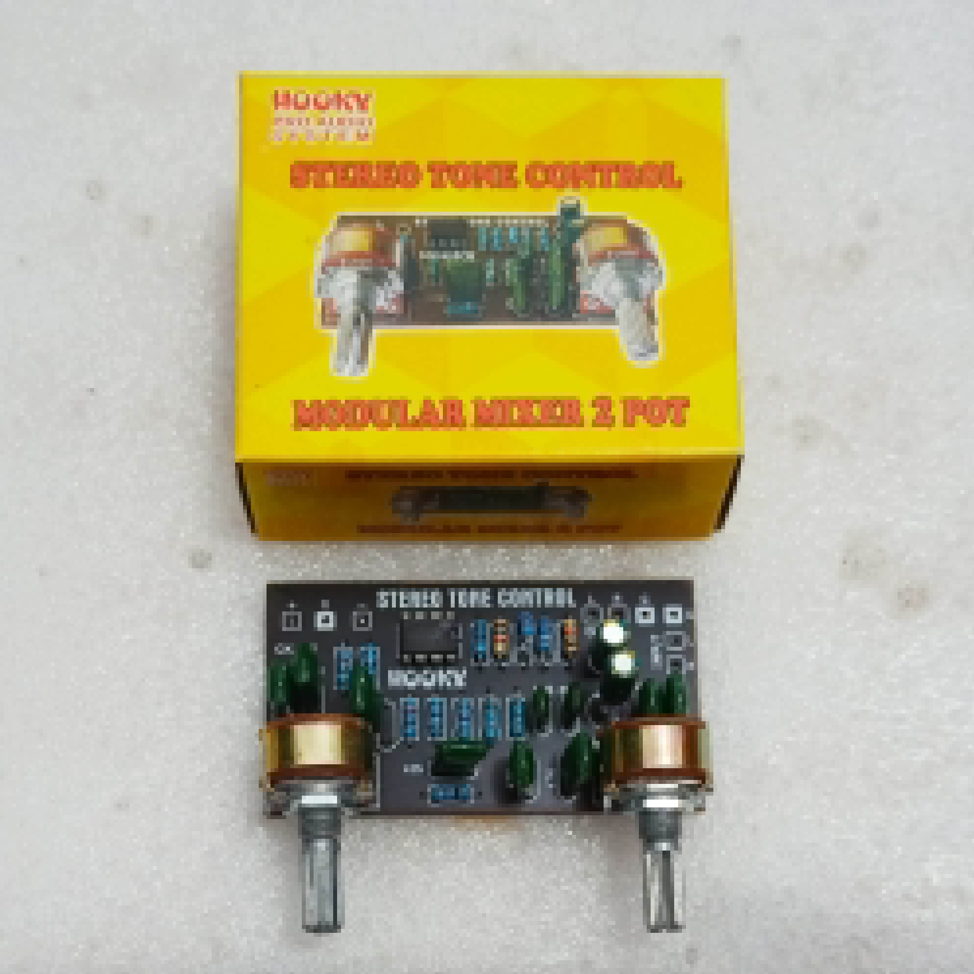 Stereo Tone Control Master Control Bass Treble Modular Mixer 2 Potensio ...