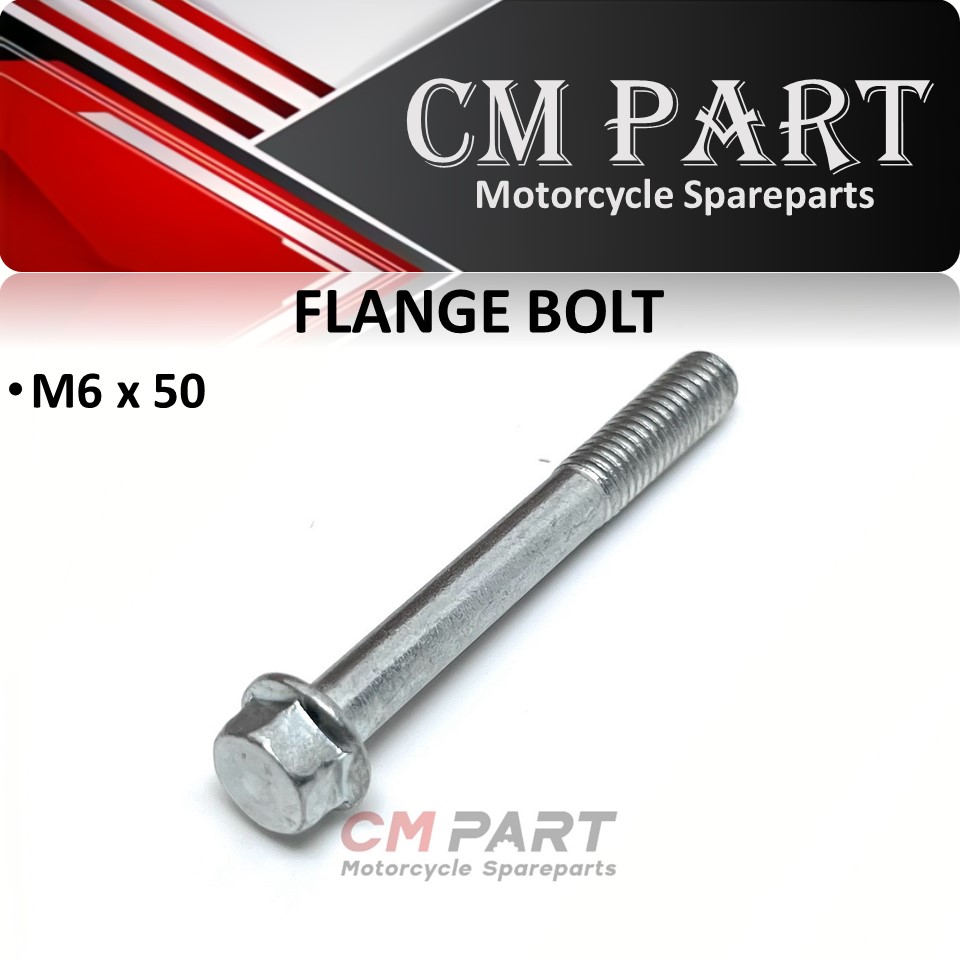 Baut Flange Bolt M6 6x50 Kunci 8 Baut Blok Mesin CVT | Lazada Indonesia