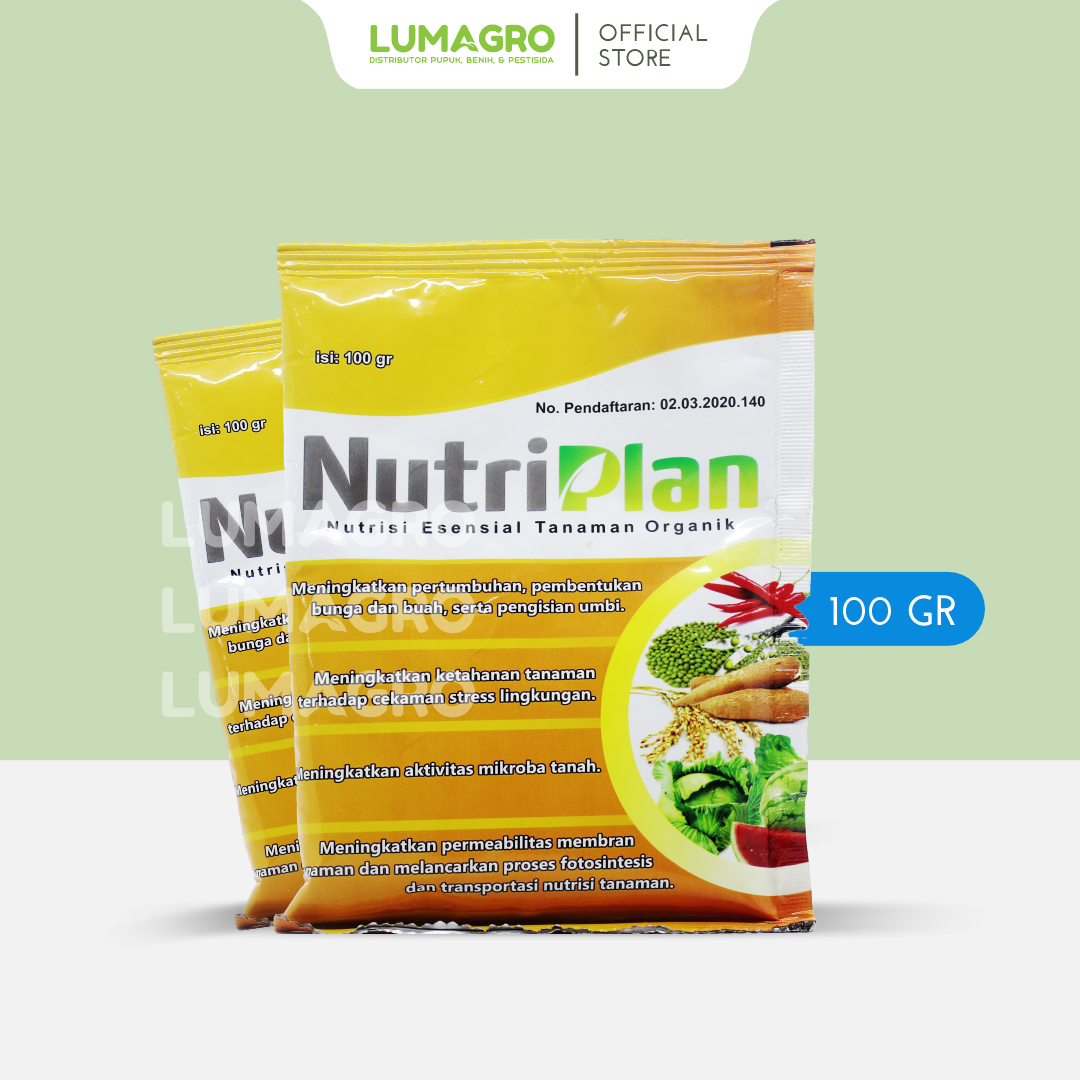 Pupuk Nutriplan 100gr Asam Amino Senyawa Fulfat Nutrisi Tanaman Meningkatkan Pertumbuhan Nutri ...