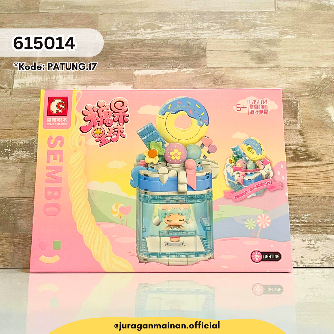 SEMBO BLOCKS Candy Planet Cupcake Series - Mainan Anak edukasi diy ...