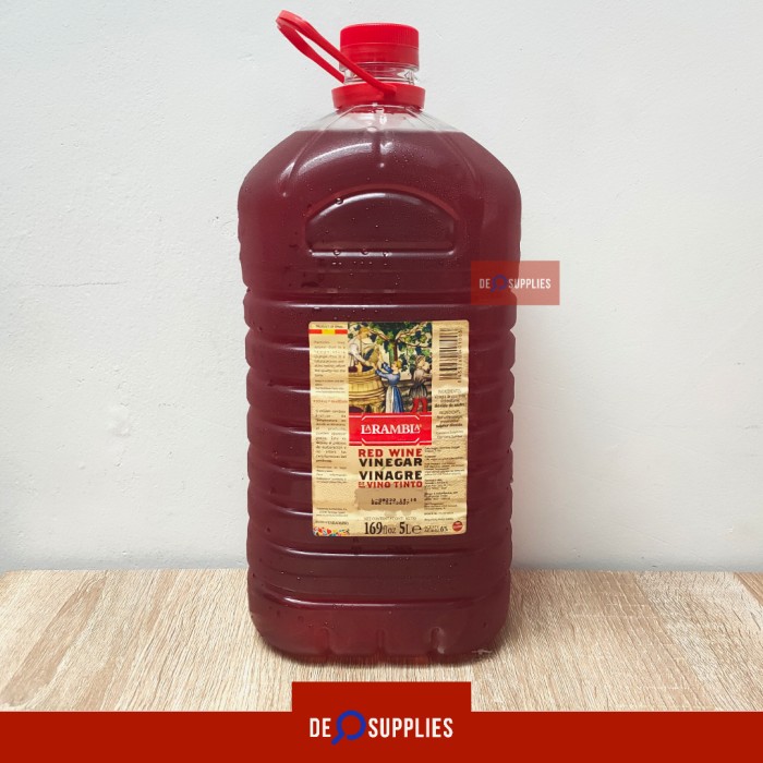 La Rambla RedWine Vinegar 5L Cuka Anggur Merah Larambla Spain | Lazada ...