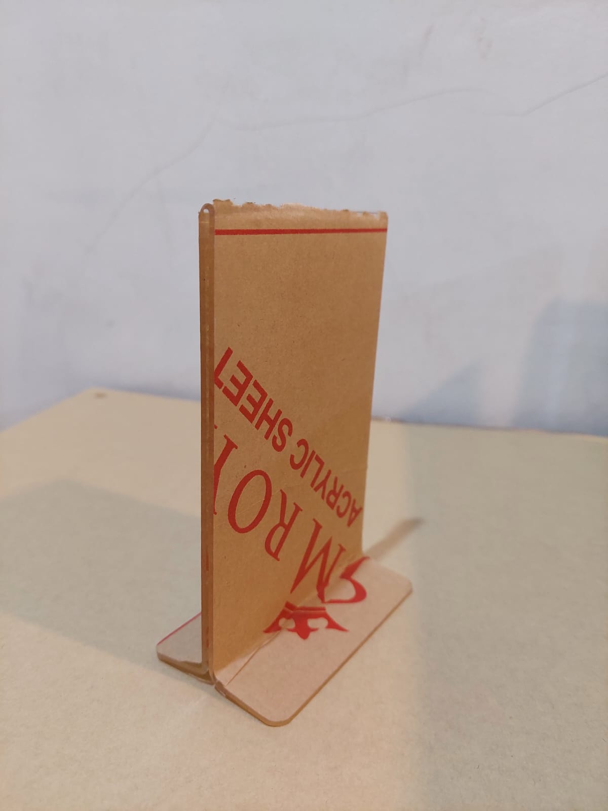Acrilyc Tend Card - Akrilik Nomor Meja Type T - Tent Mode 8cmx12cm ...