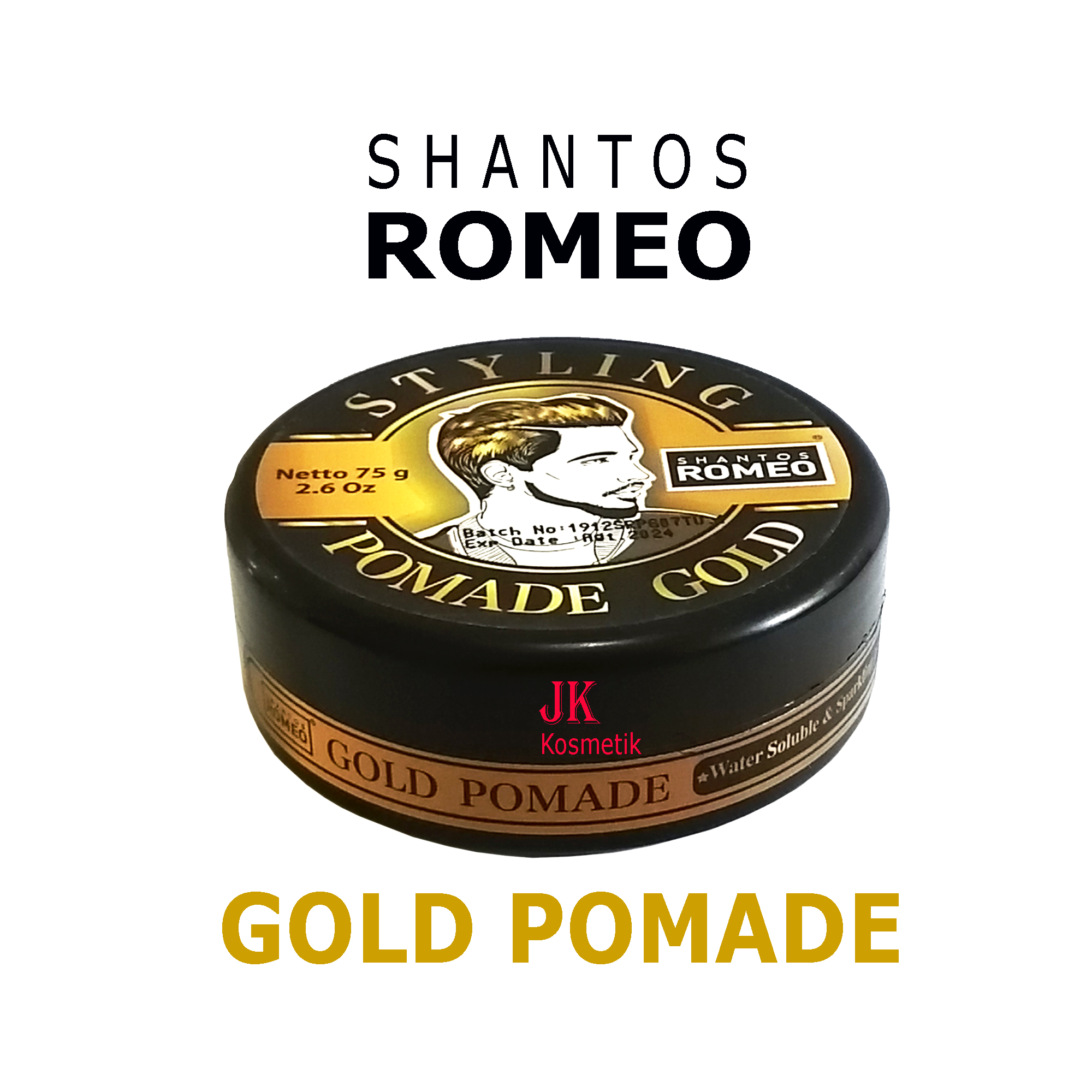 Shantos Romeo Styling POMADE GOLD 75 gr | Lazada Indonesia