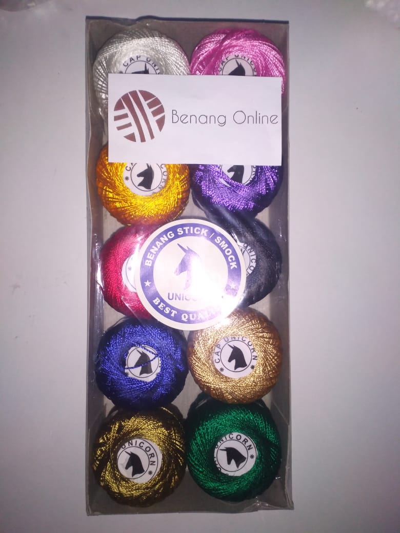 Benang Smock / Benang Stick Bagus Murah Unicorn | Lazada Indonesia