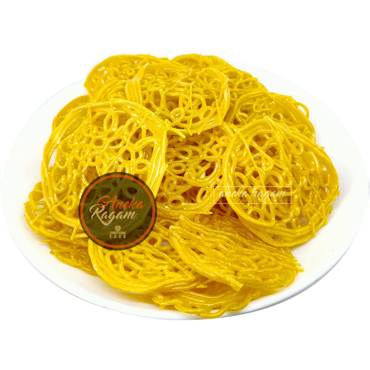 Kerupuk Mie Kuning Bulat Mentah Gurih Renyah | Lazada Indonesia