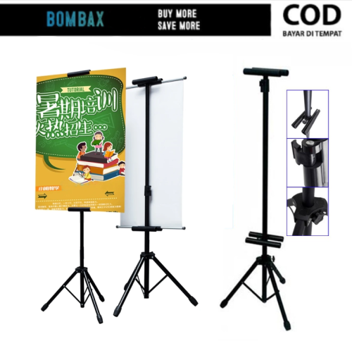 Tripod Banner 2 sisi Tripod Standing Poster Display | Lazada Indonesia