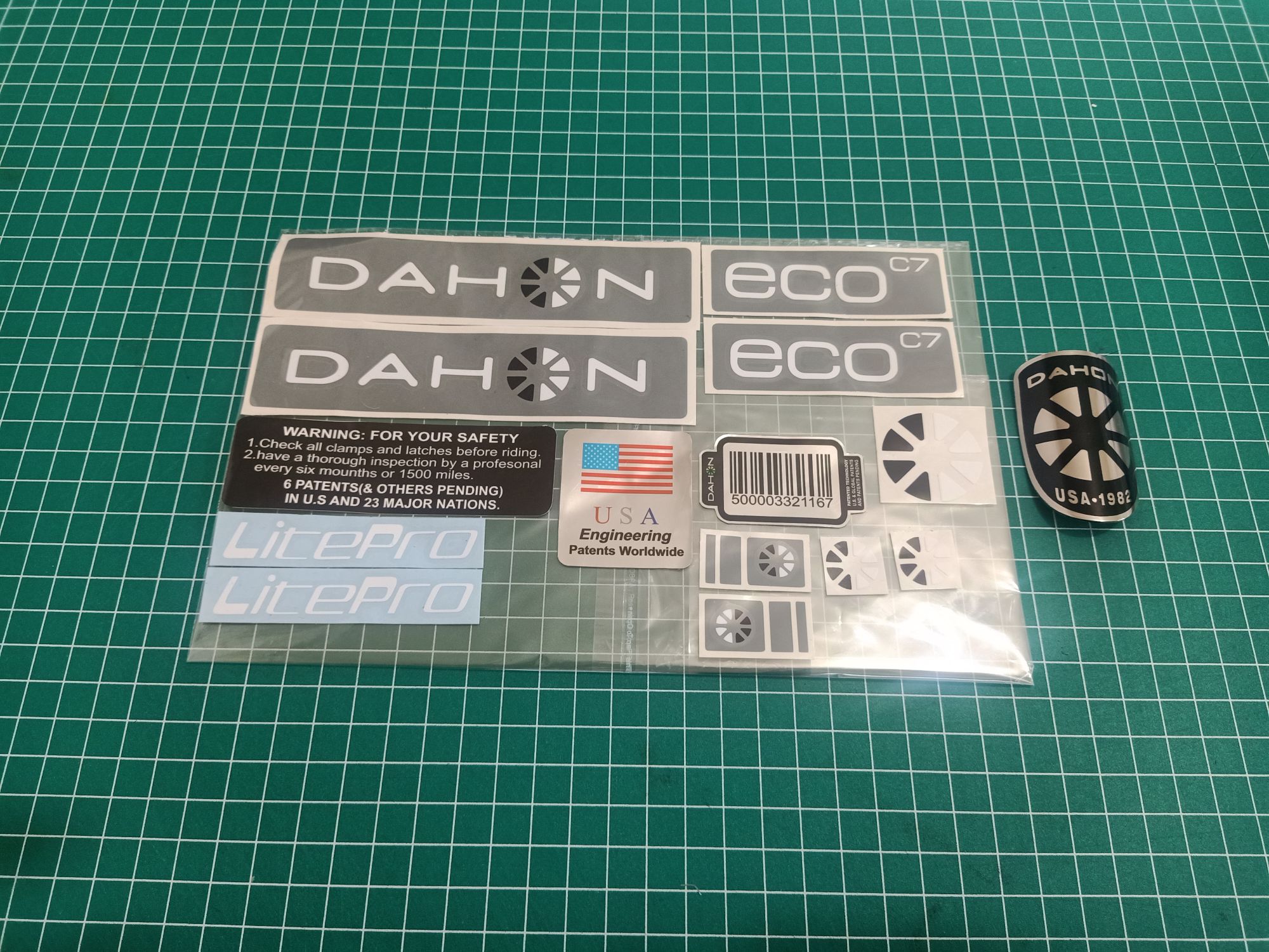 stiker dan emblem sepeda dahon eco | Lazada Indonesia