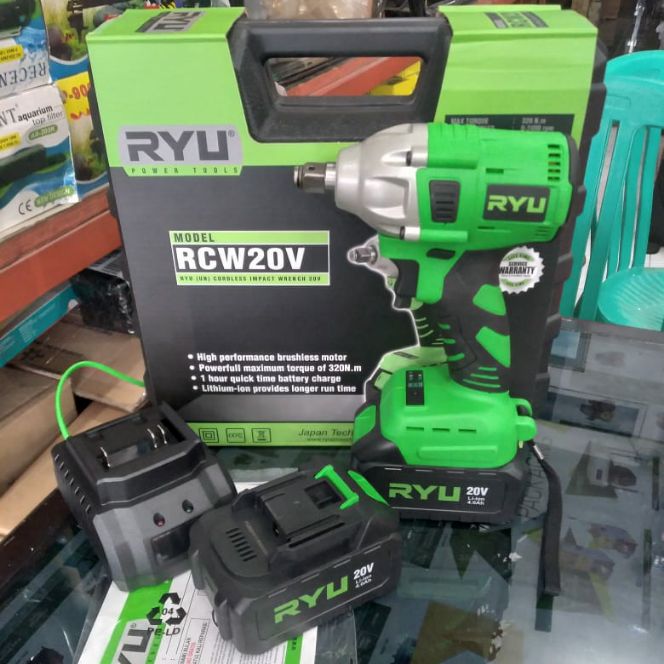 BERGARANSI RYU CORDLESS IMPACT WRENCH 20V - IMPACT WRENCH RCW20V - BOR ...