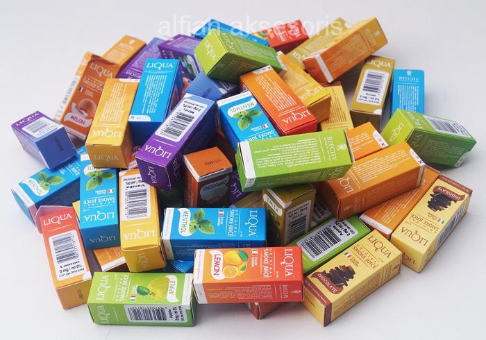 PAKET LIQUID 10 ML 1 KOTAK ISI 10 BOTOL 10 RASA 10 MACAM VAPOR VAPE ...