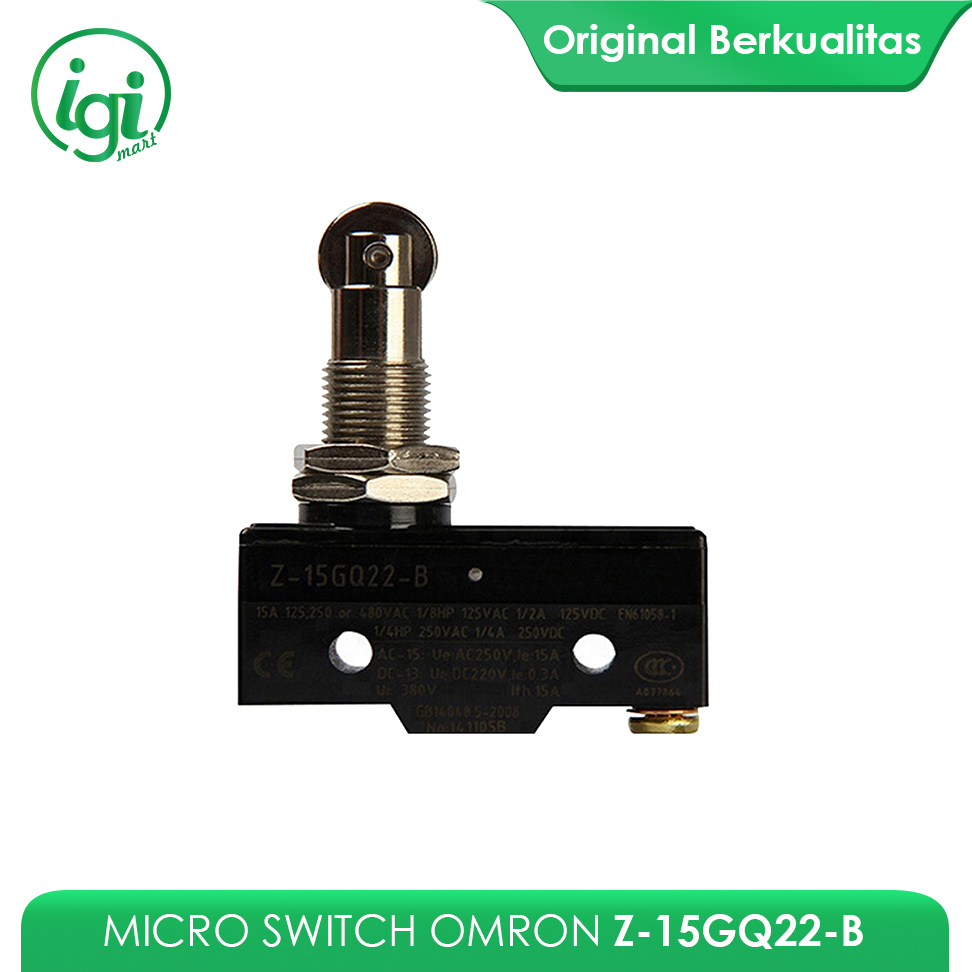 MICRO SWITCH OMRON Z-15GQ22-B / LIMIT SWITCH OMRON Z15GW2B | Lazada Indonesia