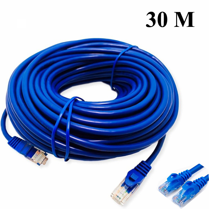 PinkGO - Kabel Jaringan LAN RJ45 Instant CAT 5E Panjang 30M | Lazada ...