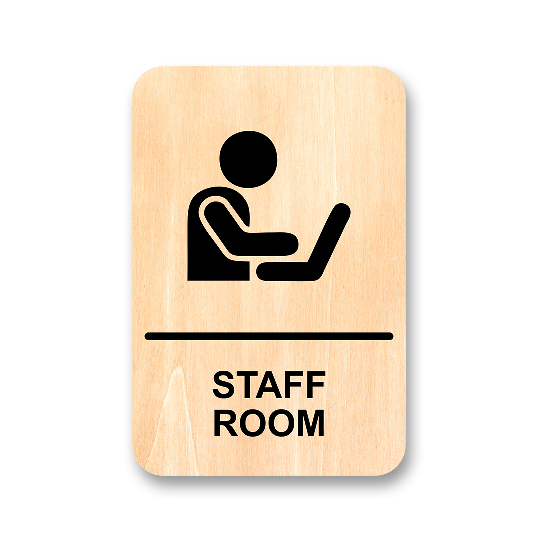 door sign - staff room - papan tanda staff room | Lazada Indonesia