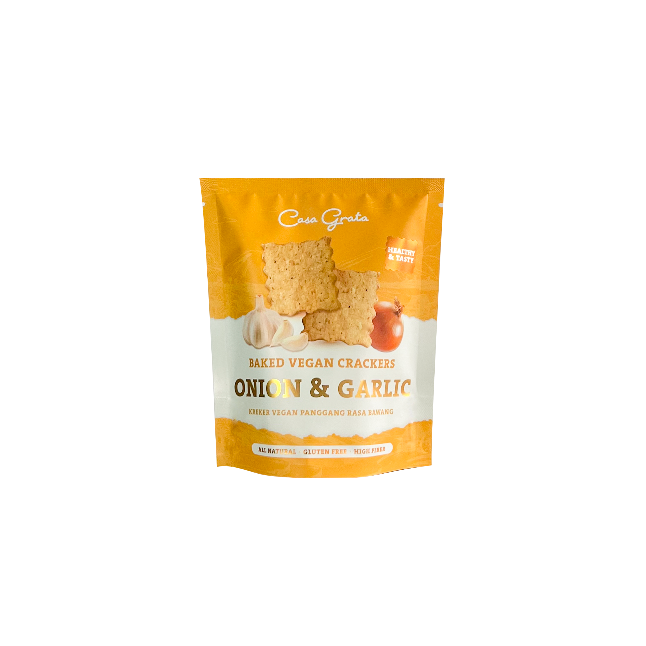 Casa Grata Onion & Garlic Crackers 20 gram - Camilan anak / Snack anak ...