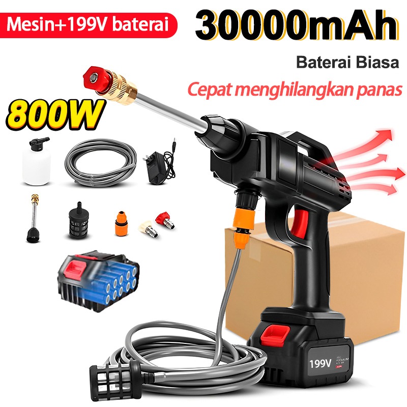 LENODI 800W Alat Cuci Mobil Cuci Staem Ac Mobil Alat Cuci Motor ...