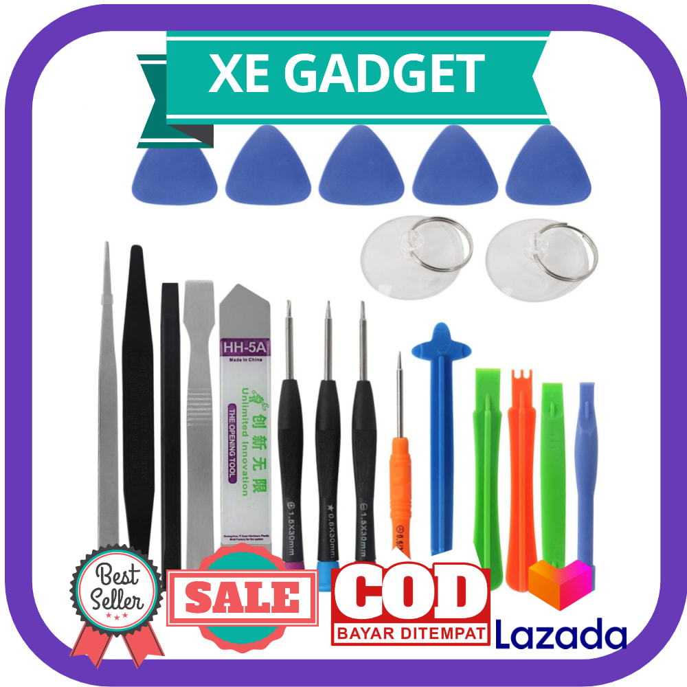 BISA COD Peralatan Reparasi Smartphone 21 in 1 Repair Tools Set Murah ...