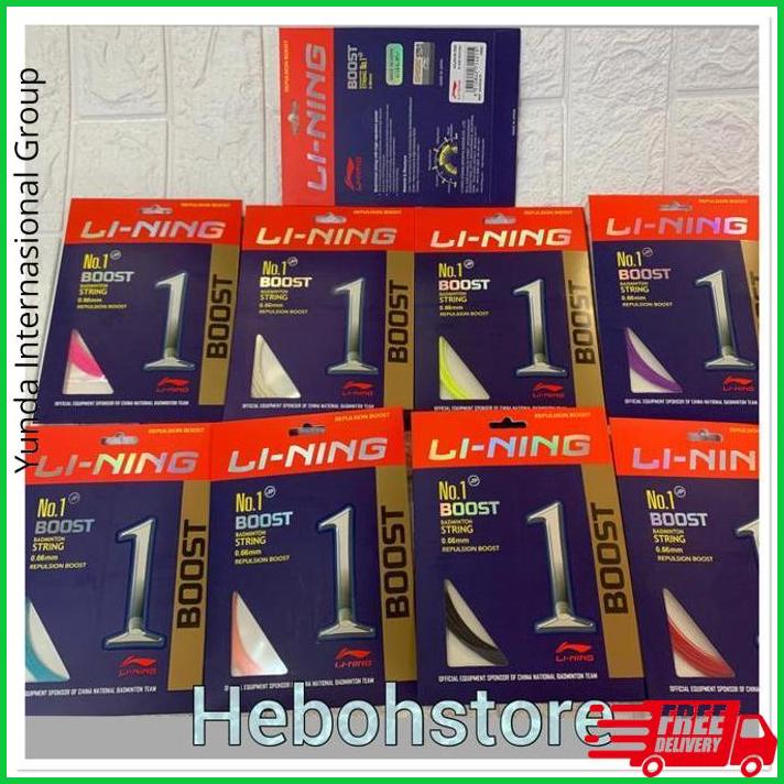 Senar Raket Badminton Lining No 1 Boost Japan Original Kualitas Premium ...