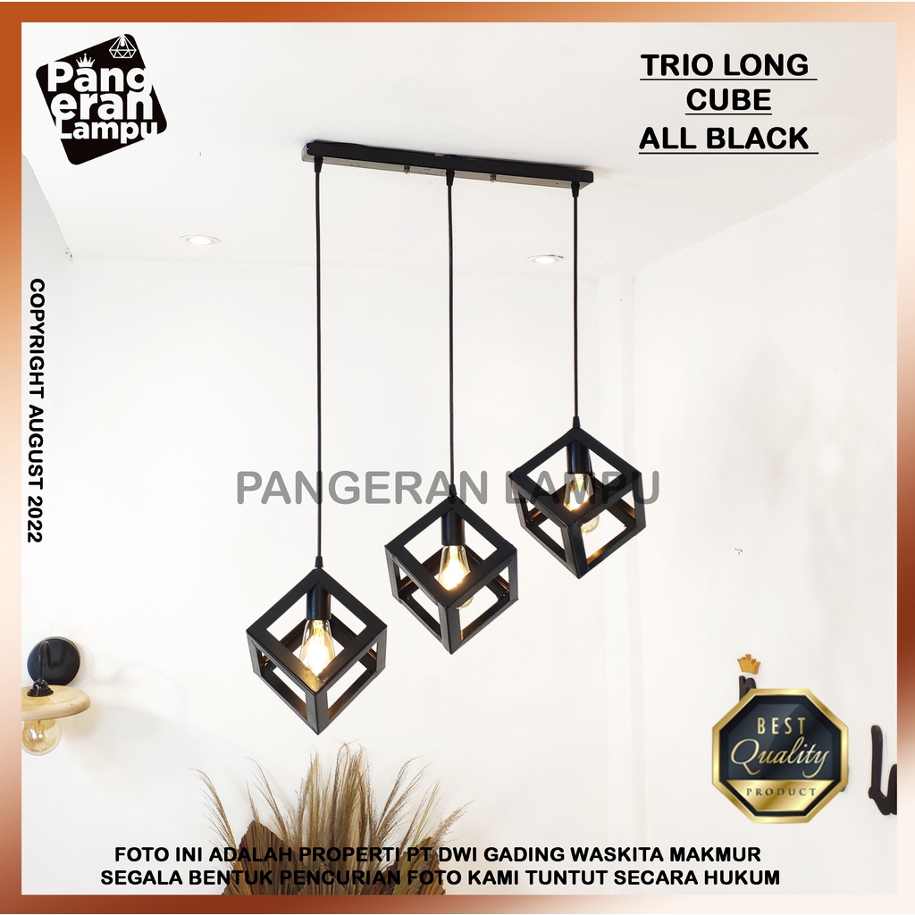 Lampu Gantung Lampu Hias lampu Void Estetik industrial Modern Minimalis ...