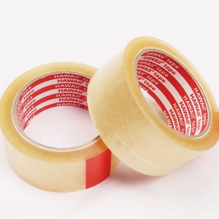 HAWAII TAPE Plakban / lakban bening/coklat 2"" Stationery | Lazada ...
