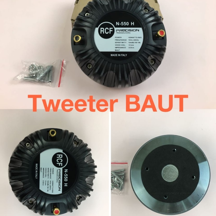 driver tweeter rcf n550 ht n550ht coil 2in model drat tweter rcf ...