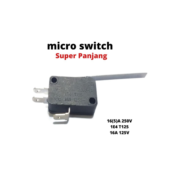 Saklar Otomatis - Micro / Limit Switch Plus Plat Super Panjang Tanpa ...