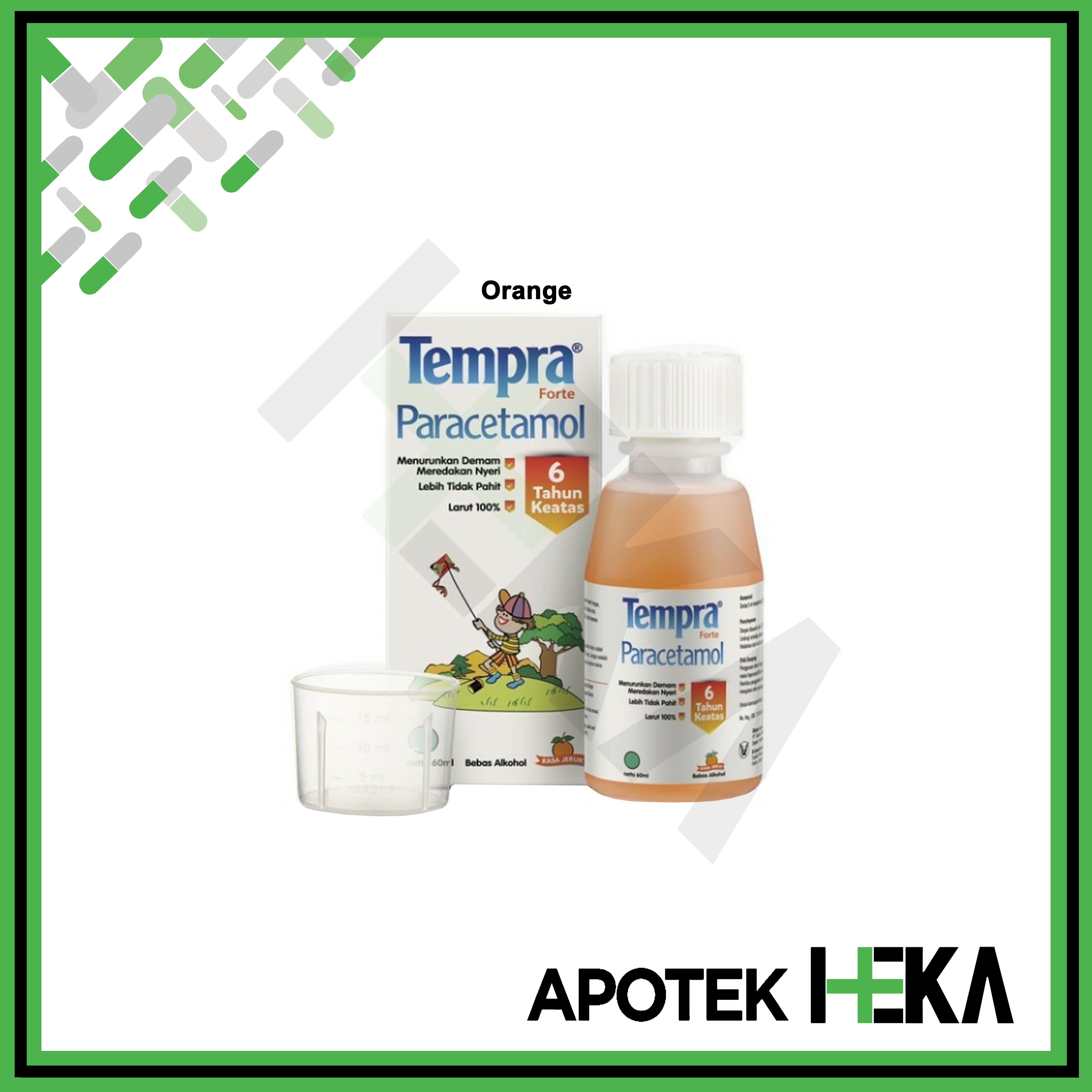 Tempra Syrup Forte Sirup Demam Anak 60 ml Orange / Bubblegum | Lazada ...