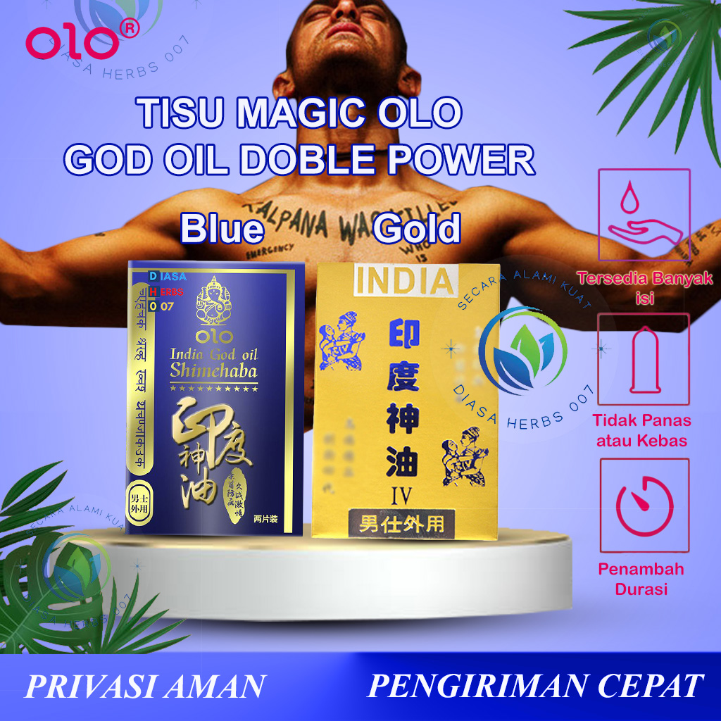 Tisu magic Olo doble oil power delay Tissue Majik Maxx Original tanpa ...