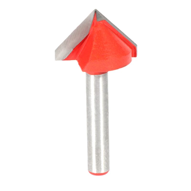 90 องศา V Groove Router Bit CNC 6.35 Shank Milling CUTTER แกะสลักงานไม้ ...
