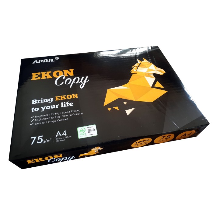 Ekon Kertas Hvs A4 75 Gsm Multi Fungsi Paper Murah | Lazada Indonesia