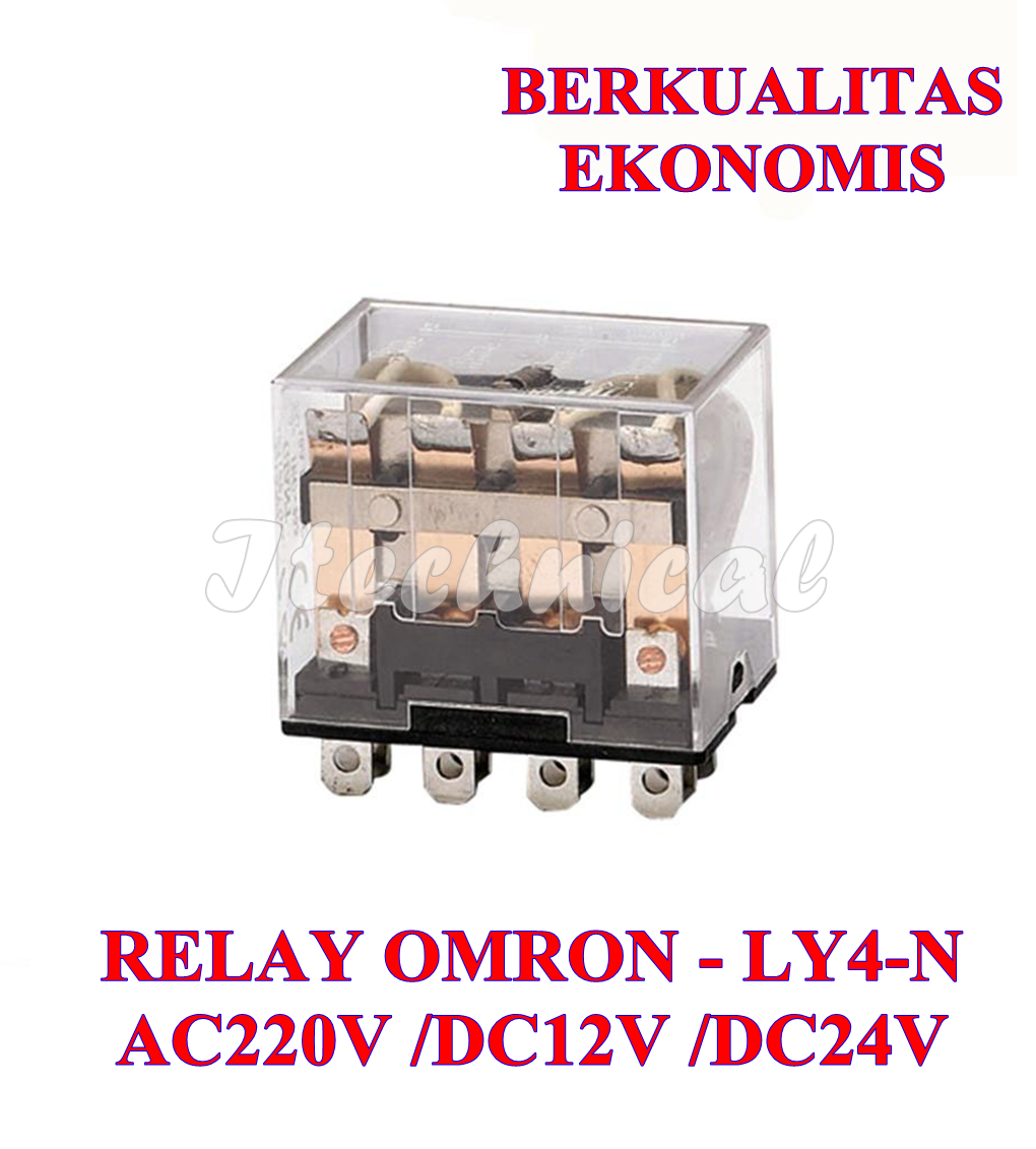 RELAY LY4 12V OMRON - RELAY LY4N 24V OMRON - RELAY LY4-N 220V 14 PIN | Lazada Indonesia