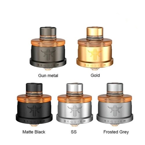 Vandy Vape Requiem RDA 22mm coil single coil 100% Authentic Matte Black ...