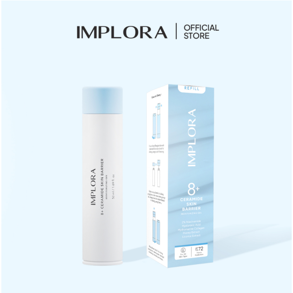 IMPLORA 8+ CEREMIDE SKIN BARRIER MOISTURIZING GEL | Lazada Indonesia