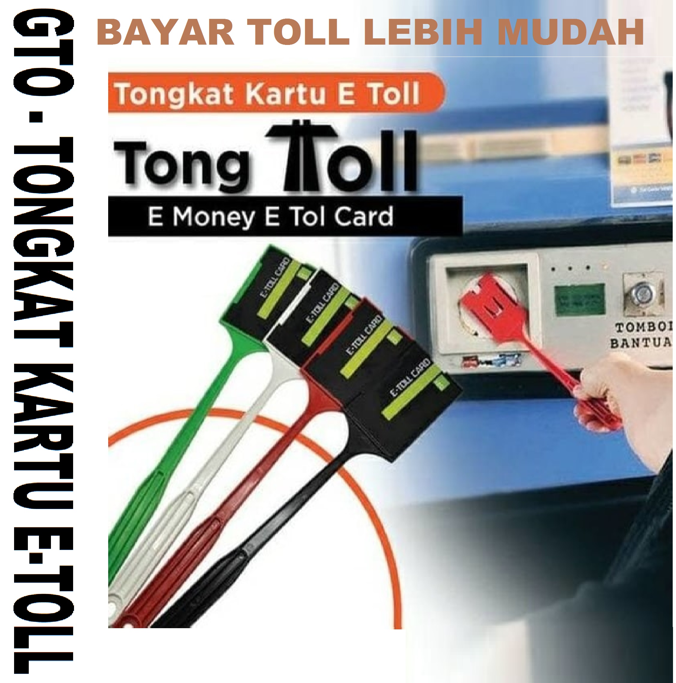 ( TONGKAT TOLL ) Tongkat Toll - Tongsis Kartu Toll - Alat Bantu Gagang ...