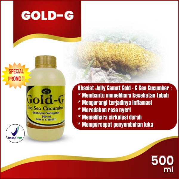 Promo jelly gamat gold g bio sea cucumber obat kesehatan tubuh ...