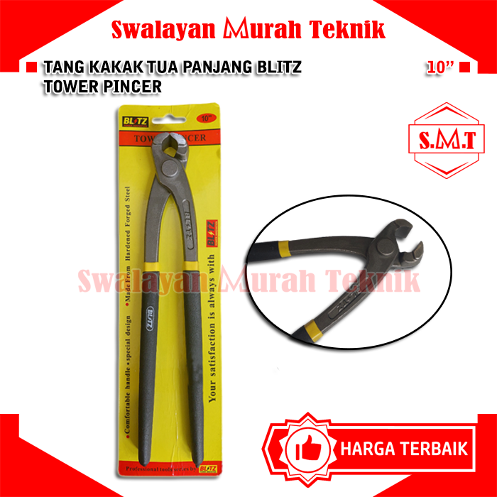 BLITZ Tang Kakak Tua 10" Catut Gegep Kawat Tower Pincer 10inch kakatua ...