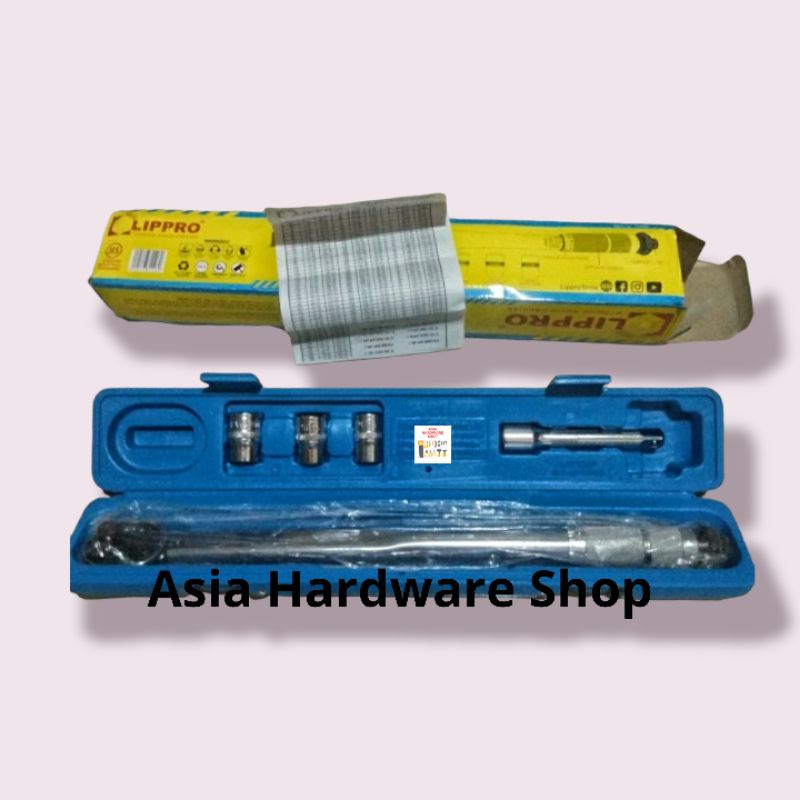 Kunci Momen Kunci Torsi LIPPRO Torque Wrench 28 - 210 NM + Mata ...