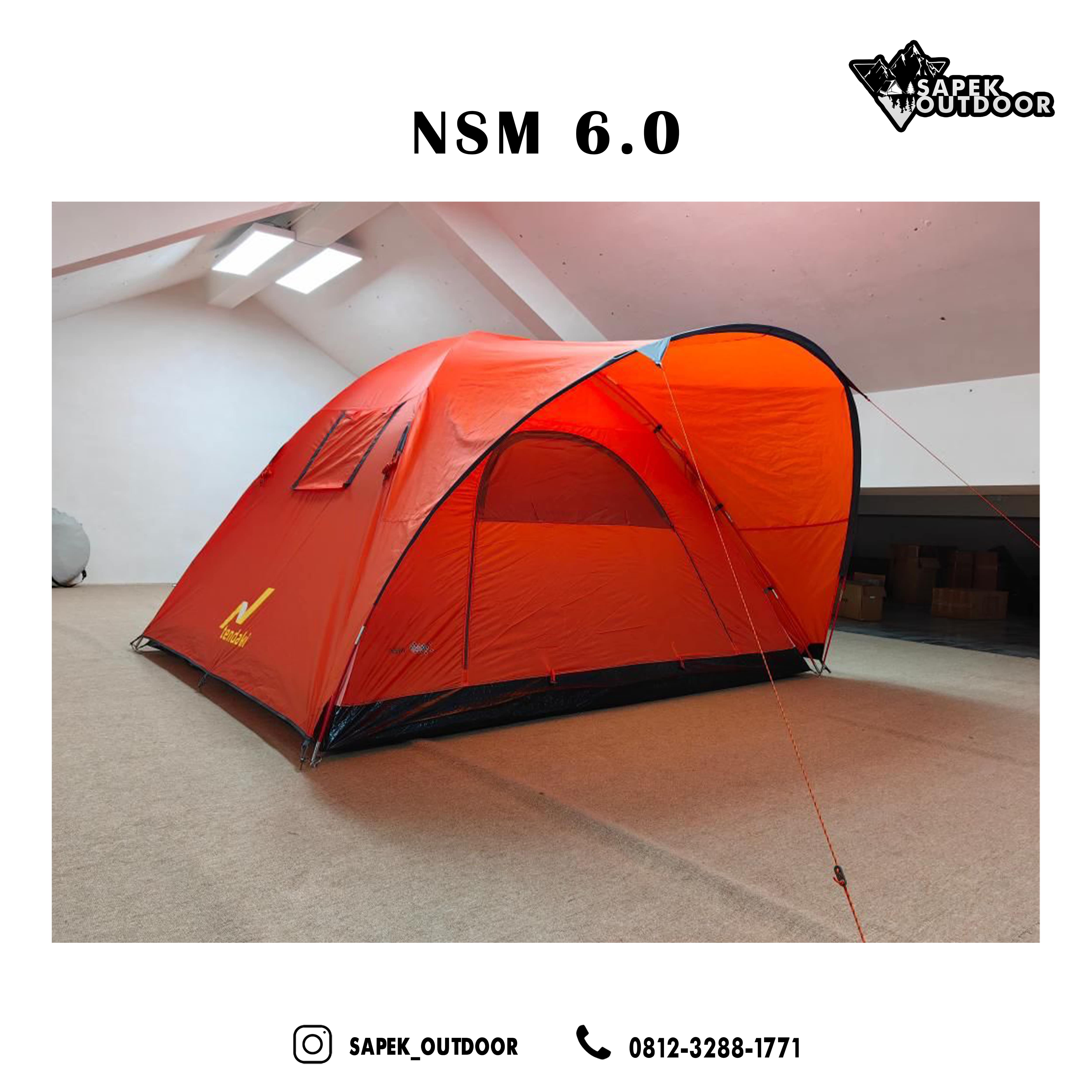 Tendaki NSM 6.0 / Tenda Camping Kapasitas 6 Orang | Lazada Indonesia