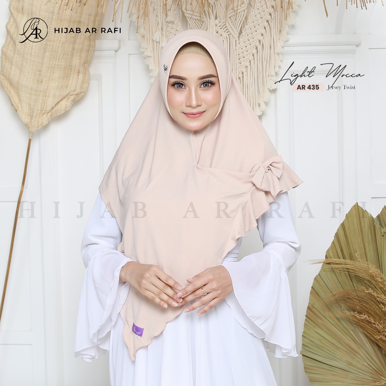 HIJAB AR RAFI KODE AR 435 - HIJAB BERGO DENGAN VARIASI PITA AR RAFI ...