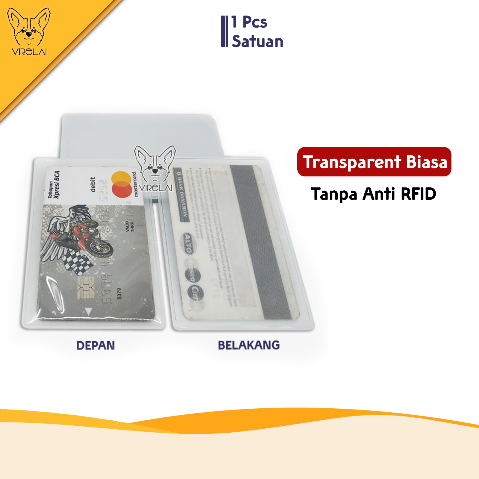[1/10 Pcs] Cover Pelindung Kartu ATM / KTP / SIM / Cover Anti RFID ...