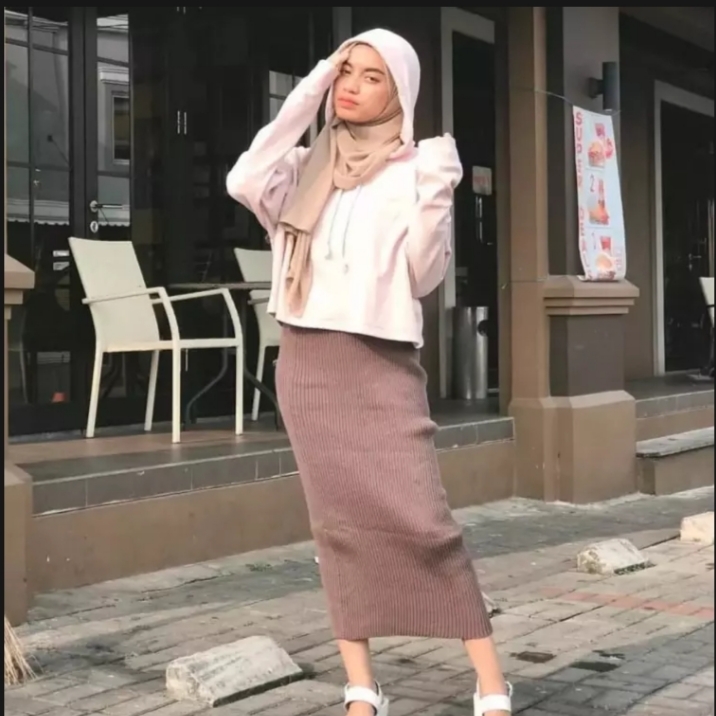 ROK RAJUT KNITS BB 30-70KG | ROK RAJUT WANITA SPAN SIZE M-XL | Lazada ...