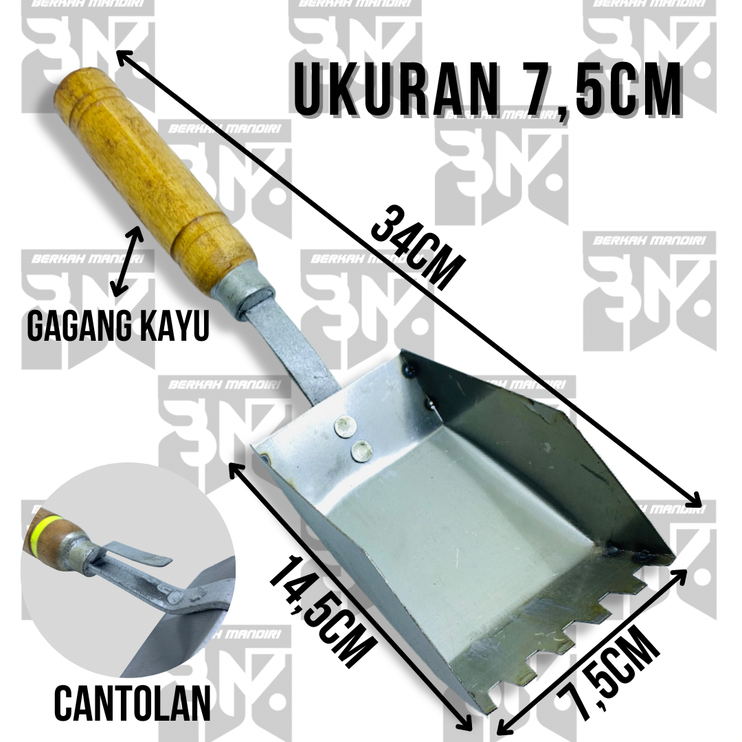 Cetok Bata Ringan Trowel - Sendok Semen Hebel 7,5CM Plat Baja | Lazada ...