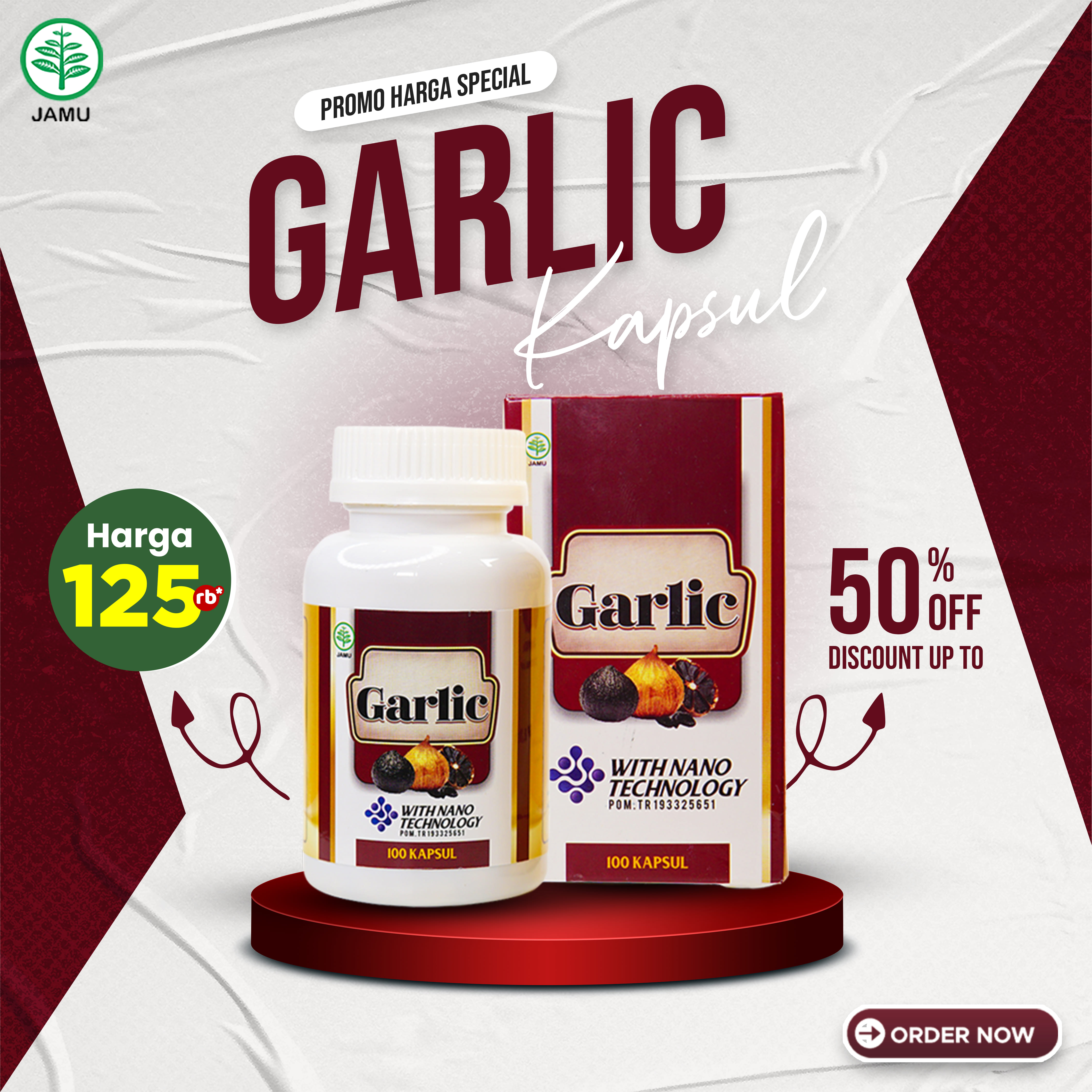 Garlic Kapsul Herbal - Walatra Black Garlic 100% Asli EKstrak Bawang ...