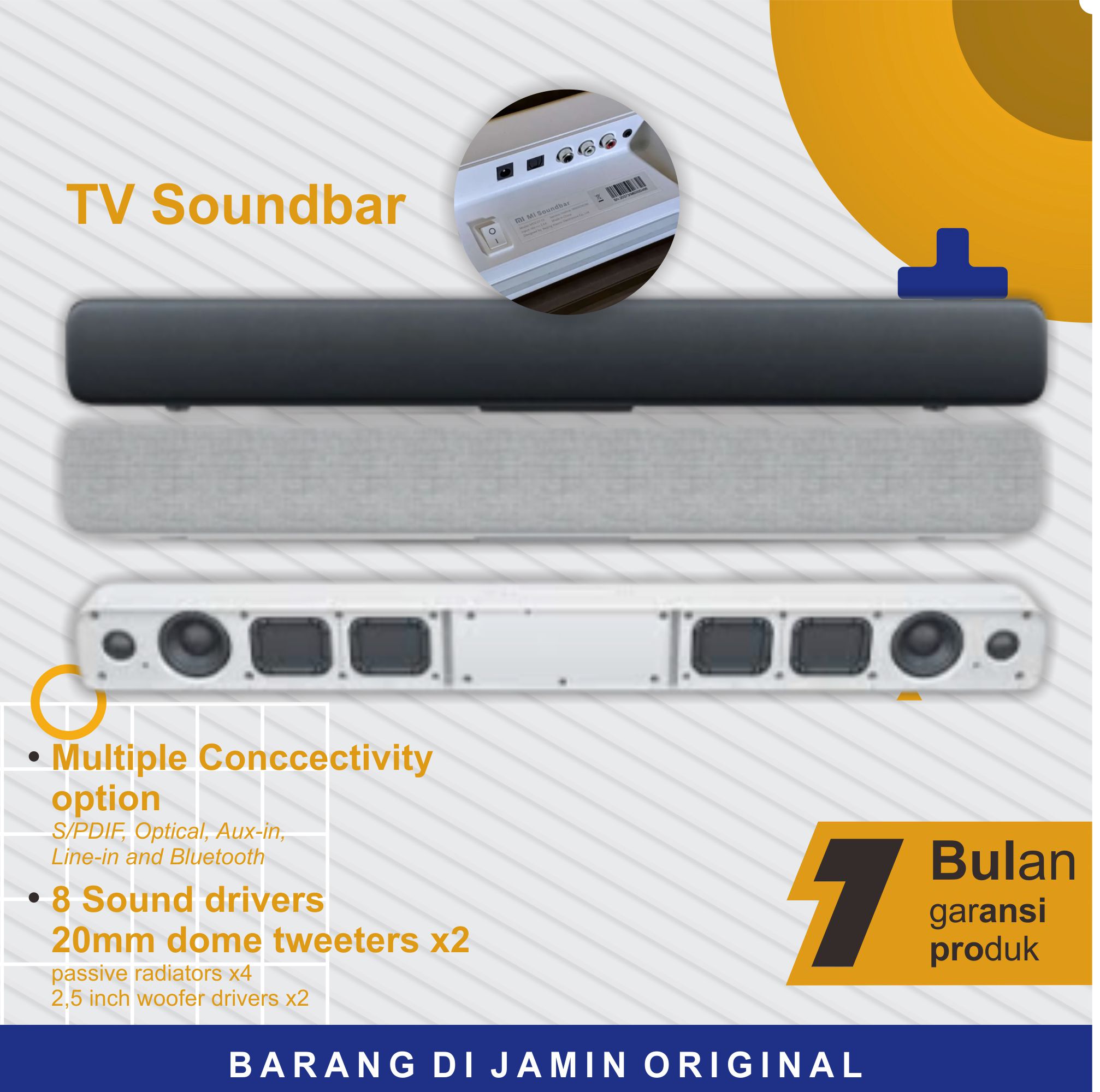 Xiaomi Mi Soundbar Bluetooth Home Theater 33 Inch MDZ-27-DA MI | Lazada ...